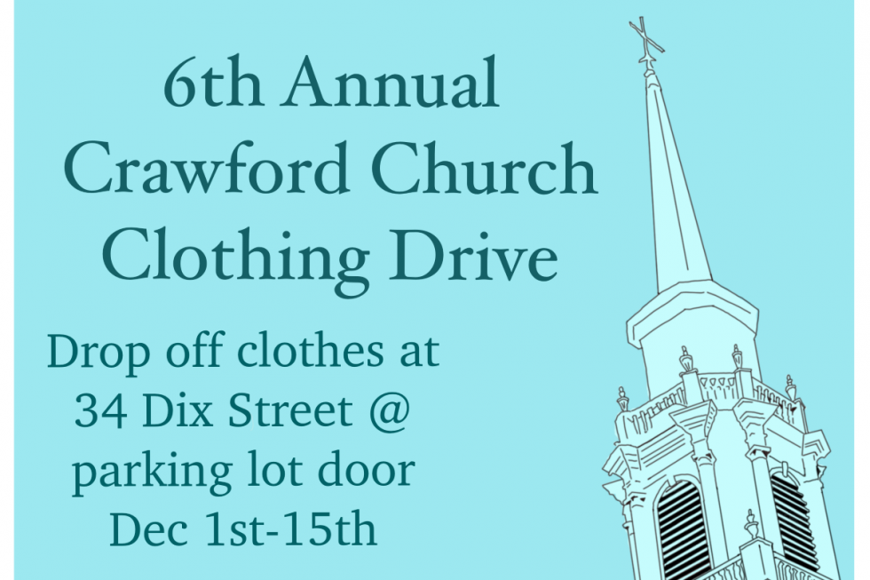 Clothing Drive - Crawford Memorial United Methodist Church